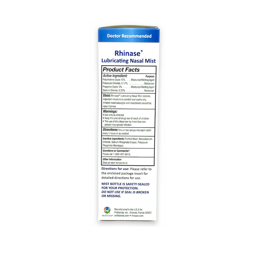 Allergy Relief Rhinase Combo-Pack for Nasal Dryness (Gel and Mist ...